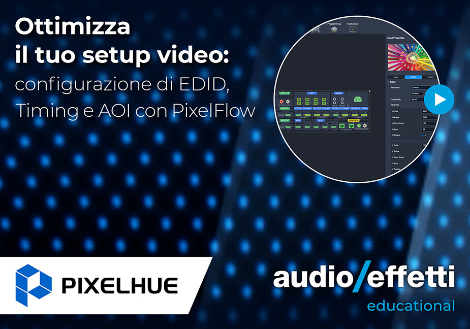 Ottimizza il tuo setup video: configurazione di EDID, Timing e AOI con PixelFlow